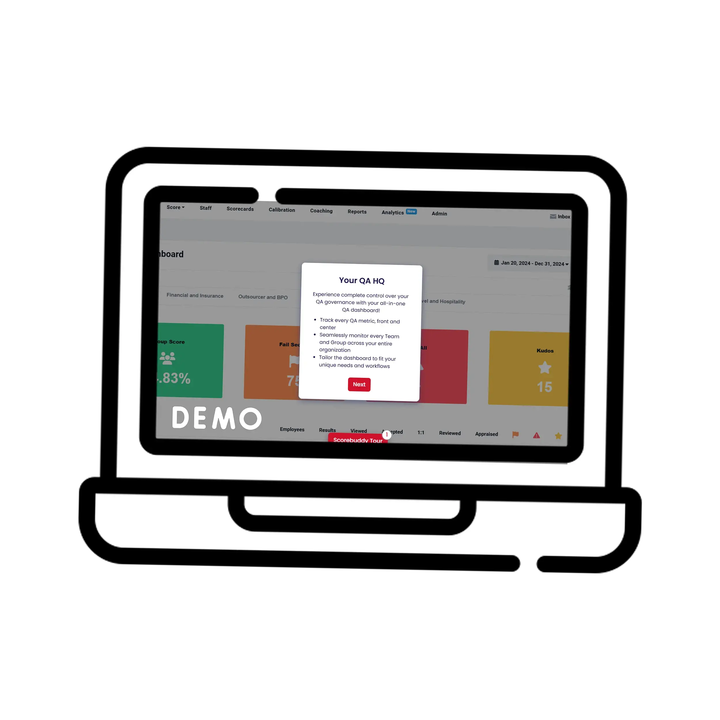 Interactive Call Center Qa Software Demo For Qa Managers 2405